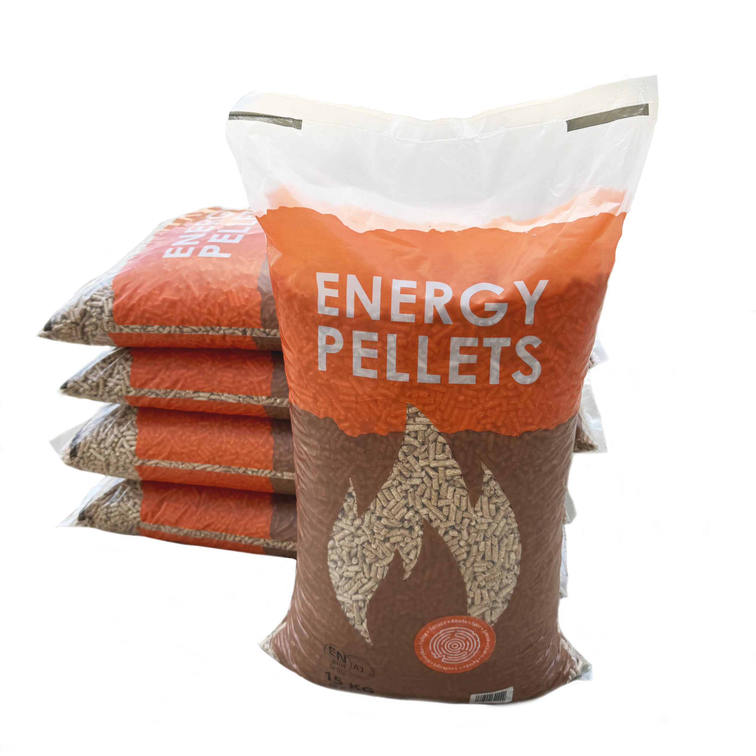 Energy Pellets - ENplus A1 gecertificeerd - 72 zakken (15kg)